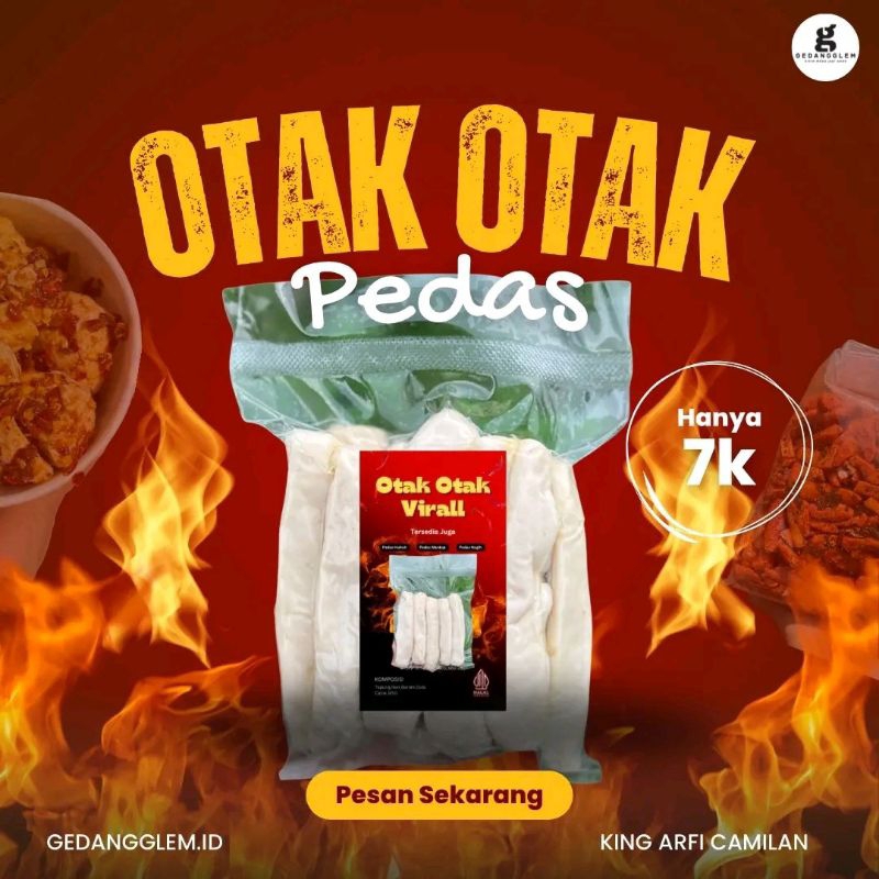 Jual Food Instan OTAK OTAK PEDAS VIRAL - Baso - Frozen | Shopee Indonesia