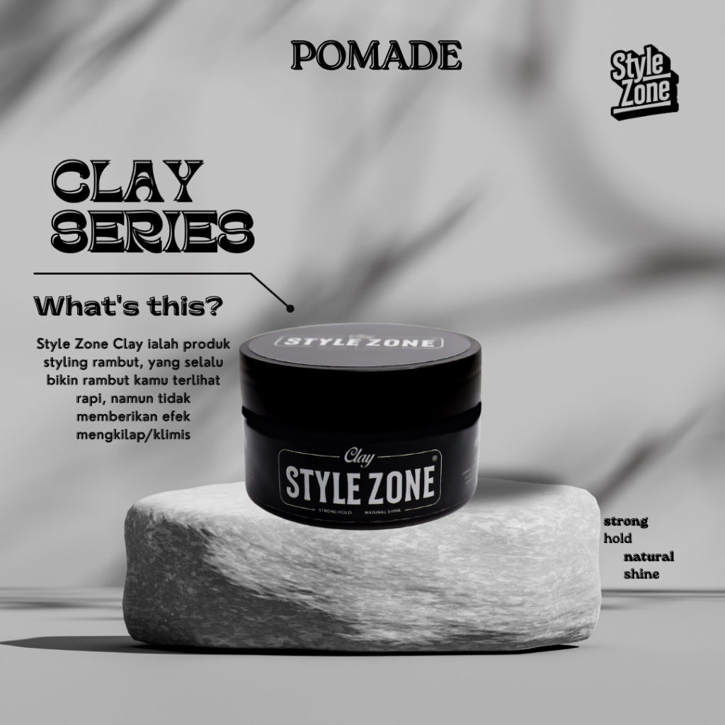 Jual Style Zone Pomade (Clay) | Shopee Indonesia