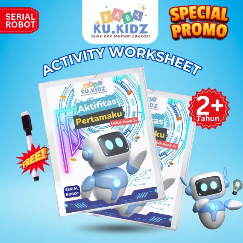 Jual Buku Aktifitas Pertama-ku Worksheet anak 2-4tahun PAUD/TK Buku ...