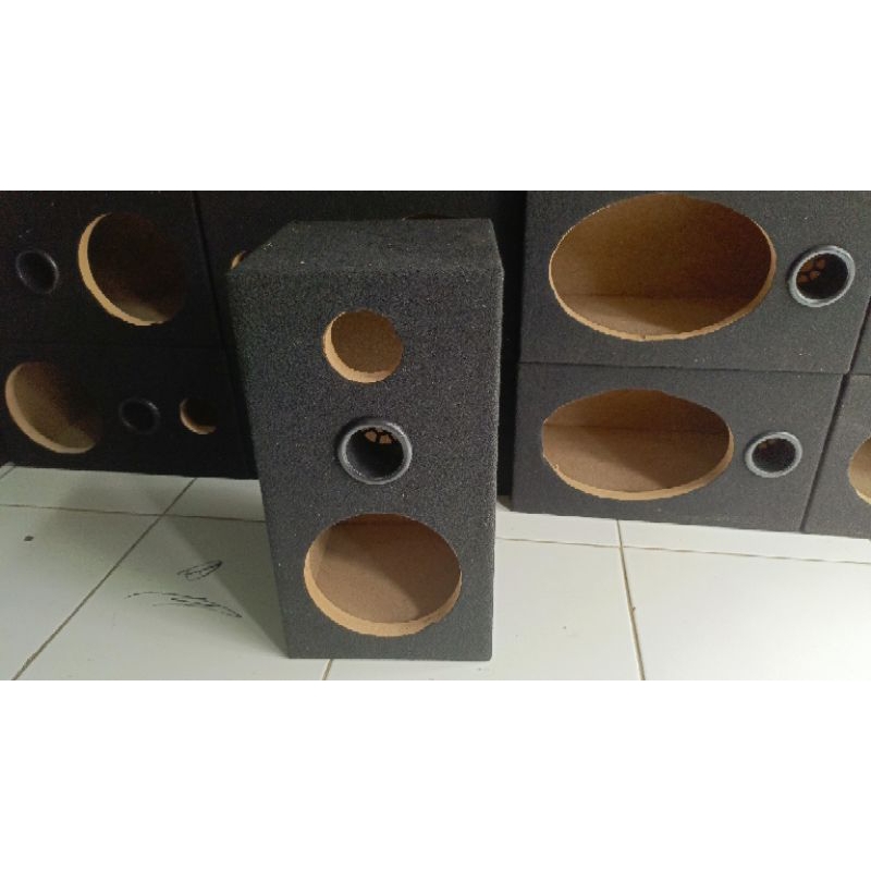 Jual BOX Speaker 6 inch + Tweeter Model Kotak Panjang | Shopee Indonesia