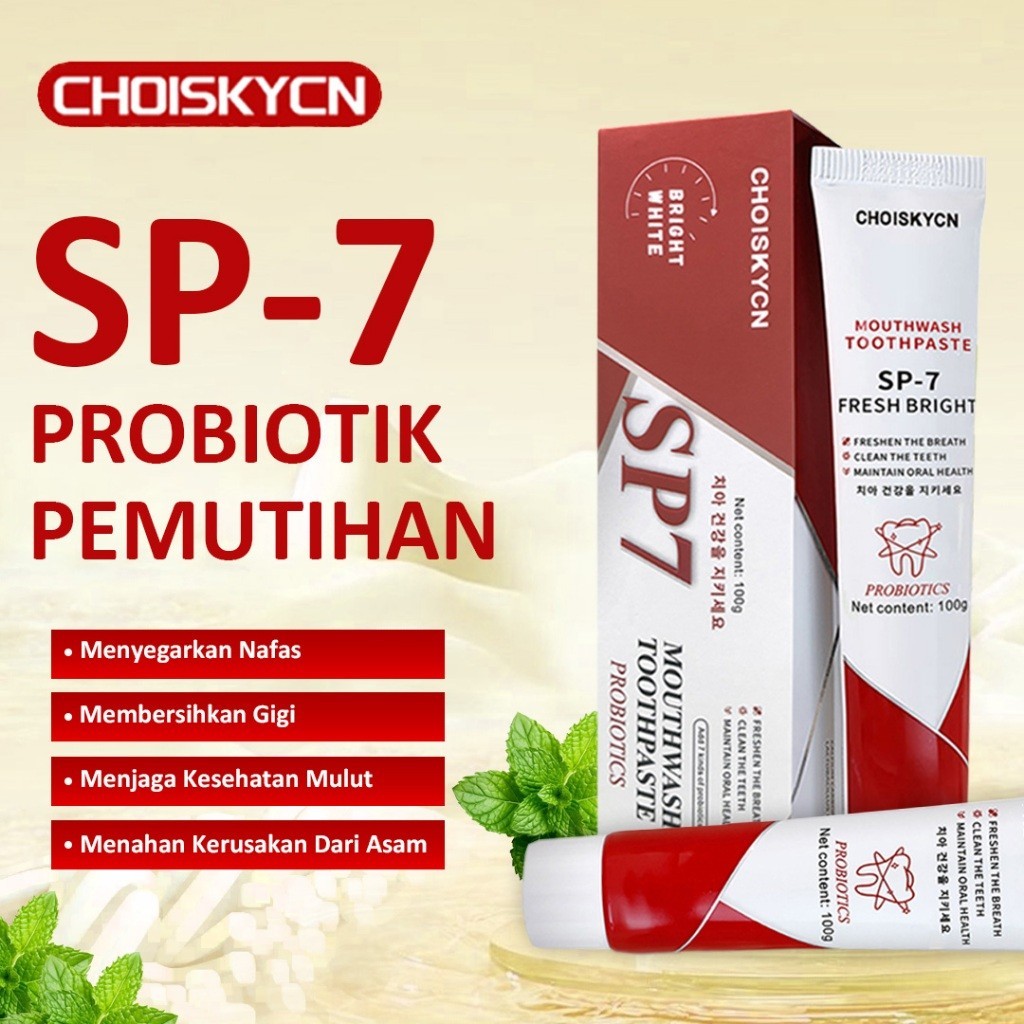 Jual SP7 CHOISKYCN Pasta Gigi untuk Kesehatan Mulut dan Gusi Pasta Gigi Probiotik Nafas segar ...