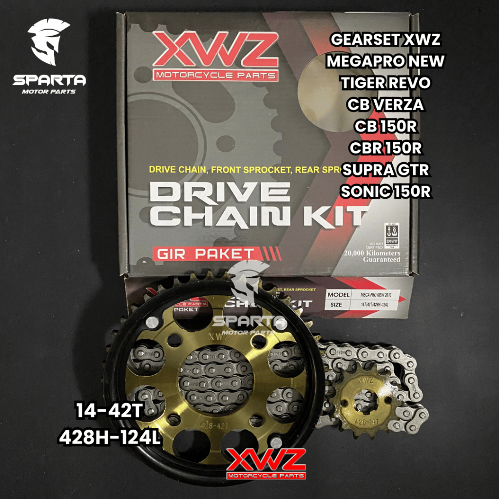 Jual GEAR GIR SET GIR PAKET MEGAPRO NEW MONOSHOCK TIGER REVO CBR 150R ...
