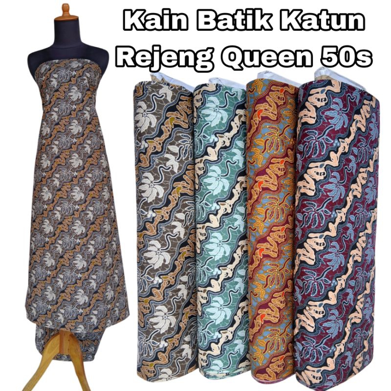 Jual Kain Batik Katun Rejeng Queen | Shopee Indonesia