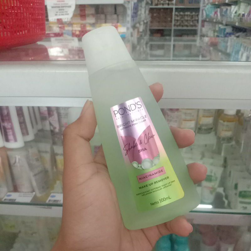 Jual Pond's bright miracle ultimate pore clear, shake & clean BHA 100ml ...
