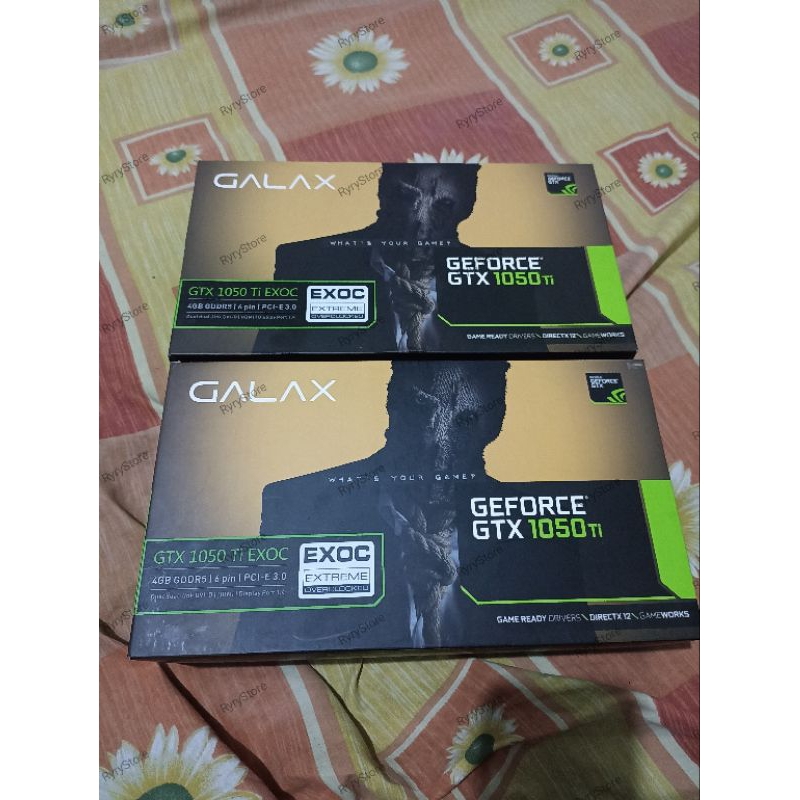 Jual Dus box VGA Galaxy GTX 1050 TI OC Exoc | Shopee Indonesia