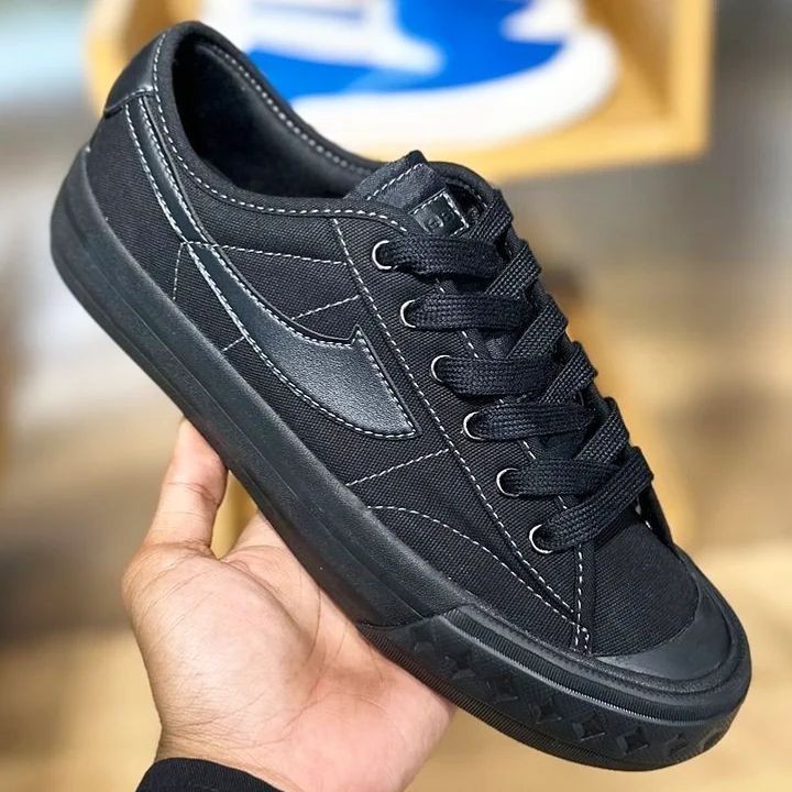 Jual Sepatu Sekolah Hitam Polos Anak SD SMP SMA Full black | Shopee ...