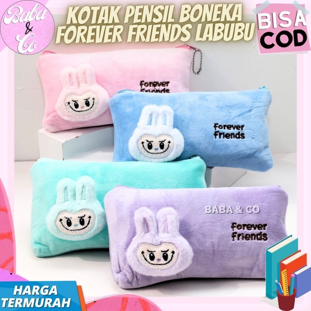 Jual KOTAK PENSIL BONEKA LABUBU FOREVER FRIENDS TEMPAT PENSIL PLUSHY ...