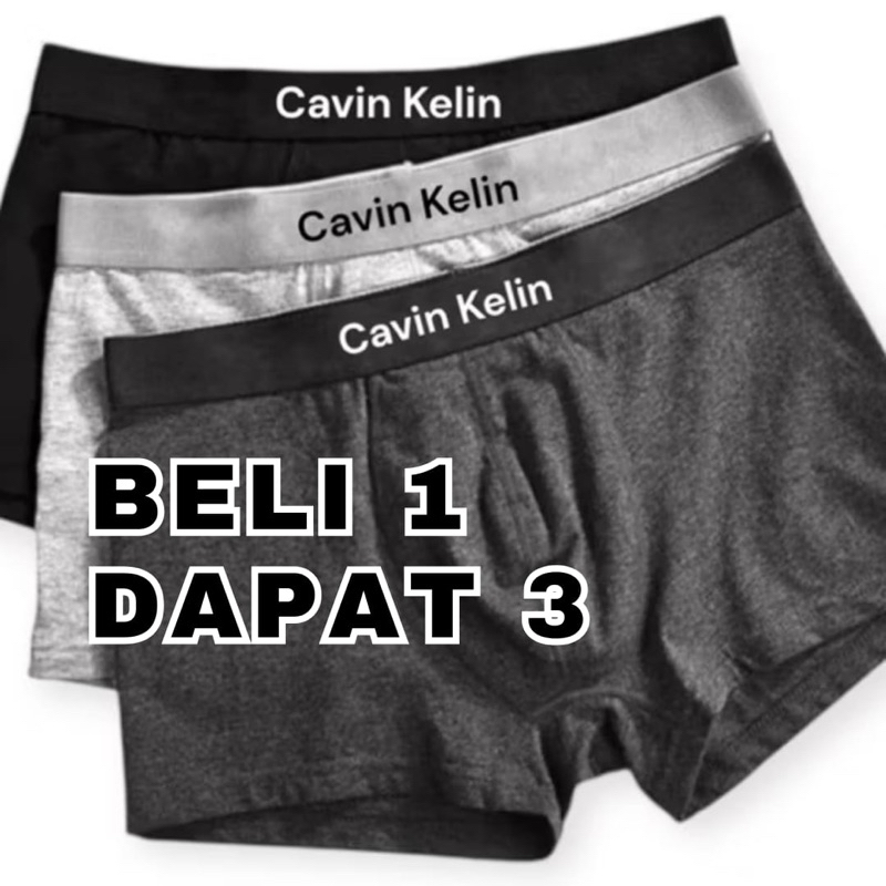 Jual Celana Dalam Boxer Pria Isi 3 Pcs Bahan Elastis - Boxer Cowok ...