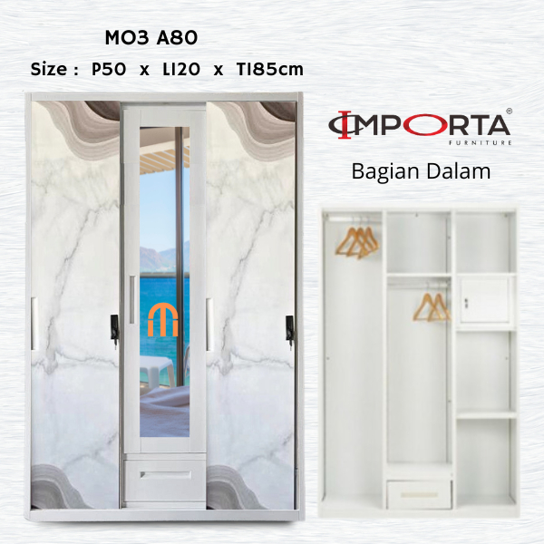 Jual LEMARI BESI IMPORTA 100% PLAT BESI 120cm | Shopee Indonesia