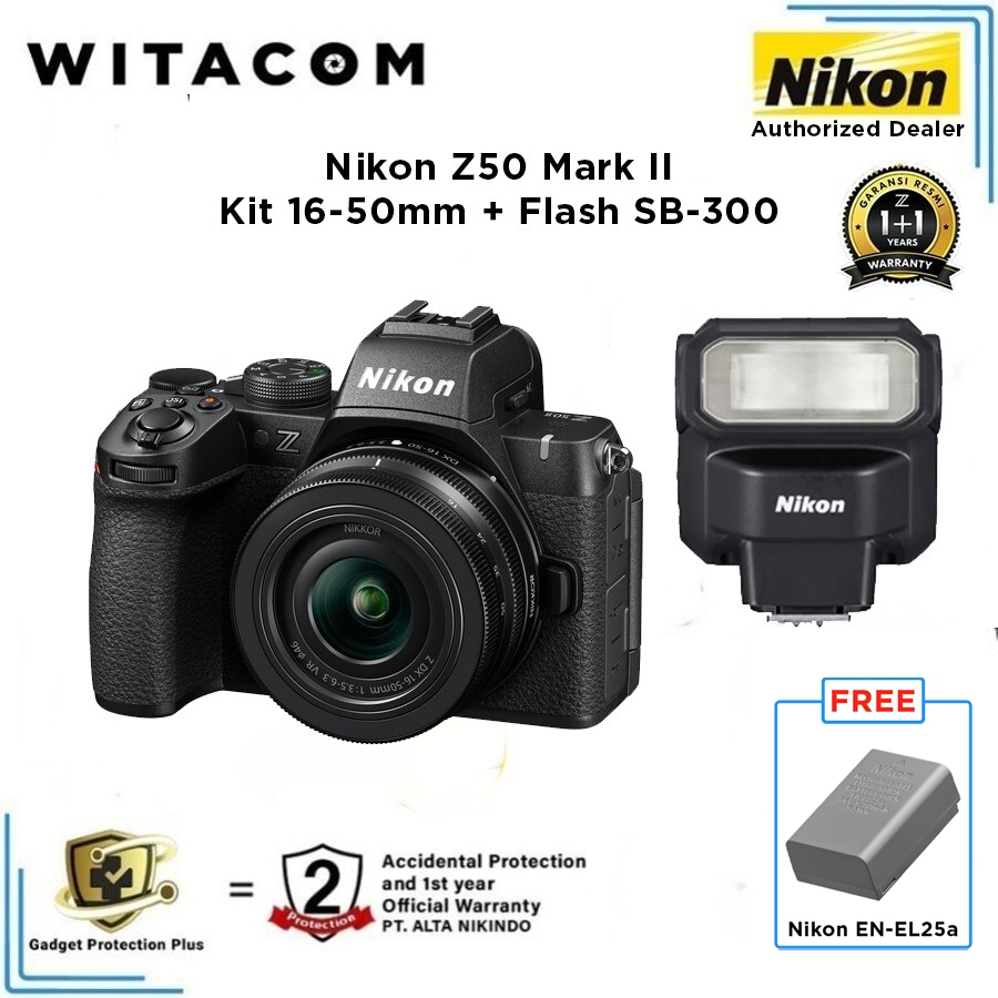 Jual Nikon Z50 II / Z50II / Z50 Kit NIKKOR Z DX 16-50mm f/3.5-6.3 VR ...