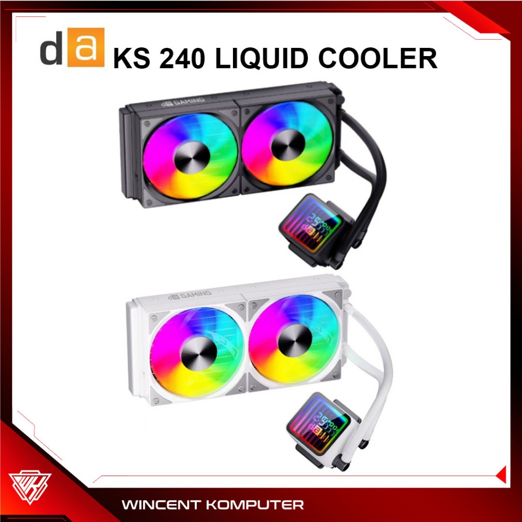 Jual Digital Alliance Kaze AIO KS240 ARGB AIO Liquid CPU Cooler ...