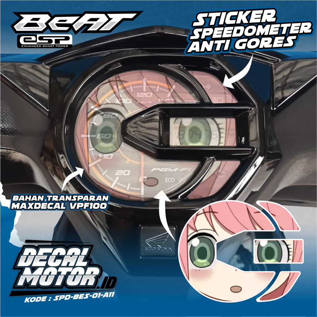 Jual Stiker Antigores Speedometer Beat ESP 2016-2019 Transparan Bening ...