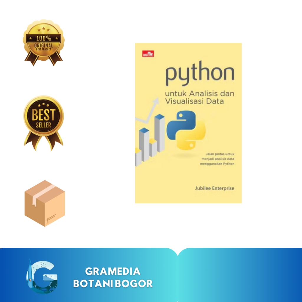 Jual GRAMEDIA BOGOR - PYTHON UNTUK ANALISIS DAN VISUALISASI DATA ...