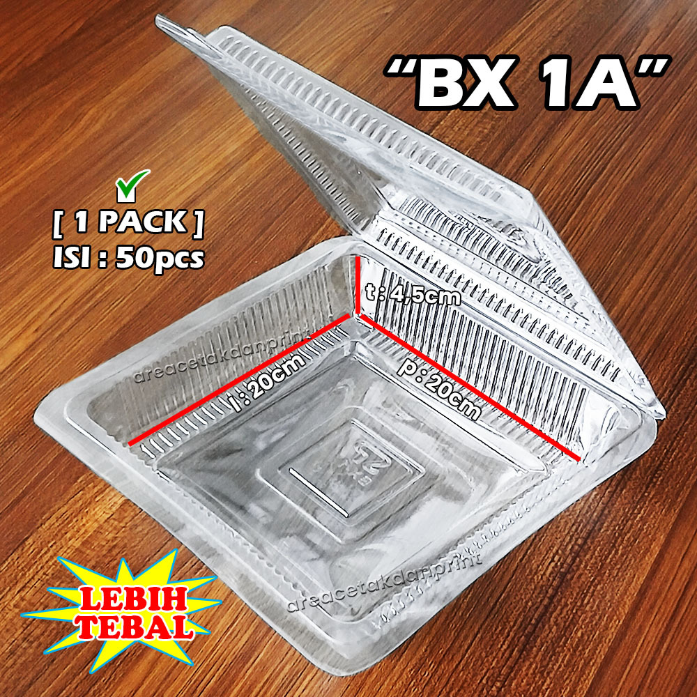Jual PLASTIK MIKA KUE BX 1A JUMBO / BOX MIKA KUE BOLU BESAR / MIKA ...