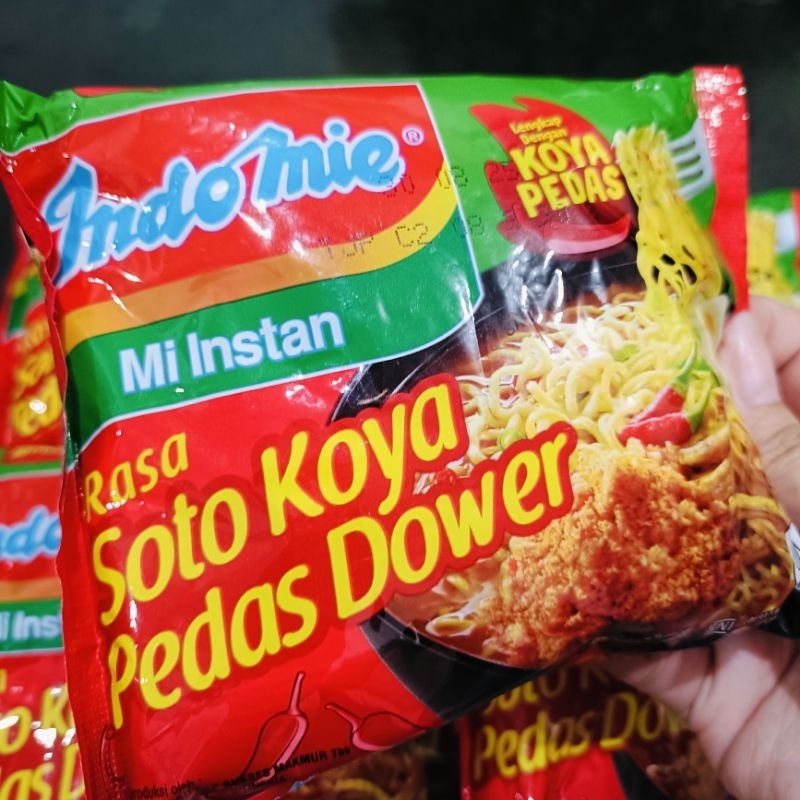 Jual Indomie Kuah Soto Koya Pedas Dower, mi instan, mie Soto Koya Pedas ...