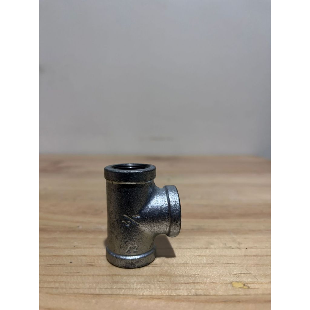 Jual TEE GALVANIS BESI DRAT DALAM GALVANIZE 1/2 INCH BSPT | Shopee ...