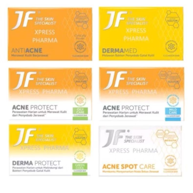 Jual JF SULFUR | FACIAL FOAM - ANTI ACNE - ACNE SPOT - ACNE PROTECT ...
