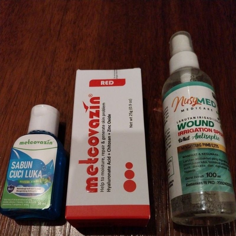 Jual Metcovazin paket lanjutan (Dasar Luka Merah) | Shopee Indonesia