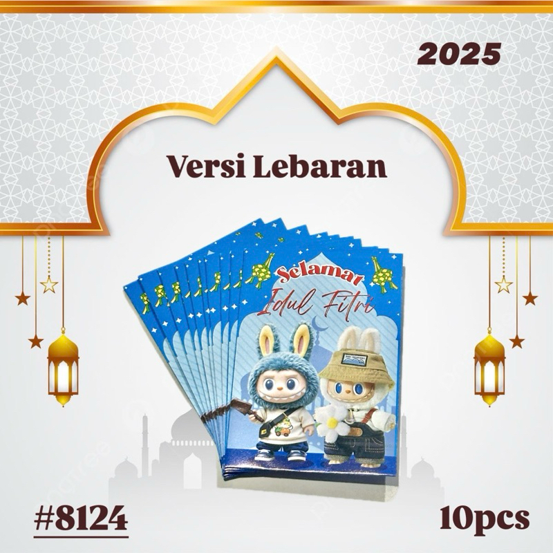 Jual TERBARU Joyful Amplop Lebaran Labubu 2025 / Amplop Pendek Labubu / Angpao Premium Chinese ...
