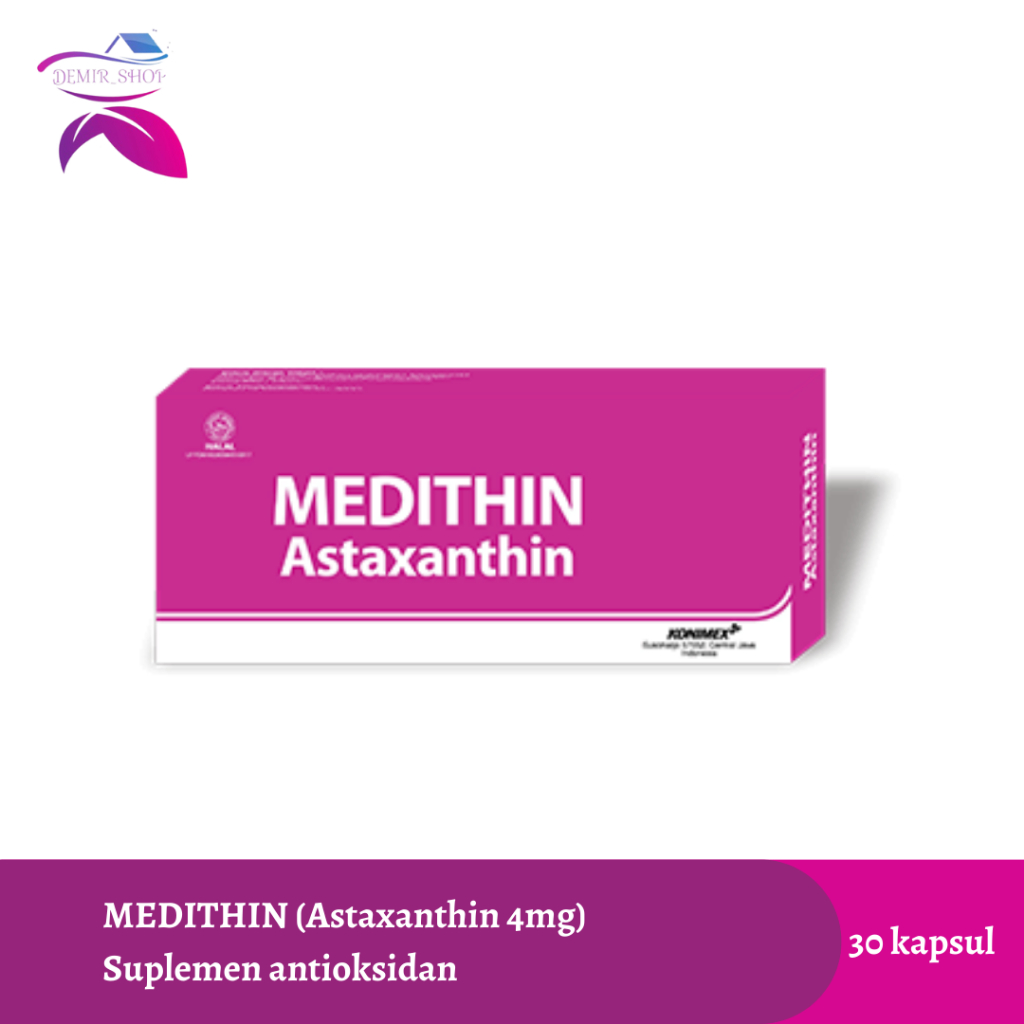 Jual Medithin Astaxanthin 4mg Box 30 Kapsul | Shopee Indonesia