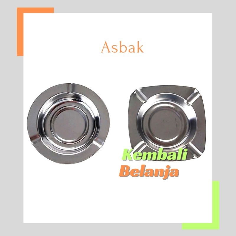Jual Asbak Stainless Steel/ Asbak Mangkok / Asbak Alumunium/ Stainless ...