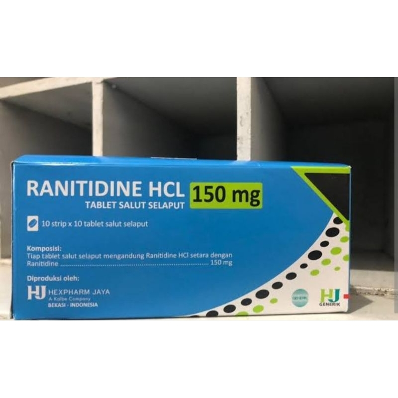 Jual RANITIDINE 150MG BOX 100 TABLET (Gen-HJ) | Shopee Indonesia