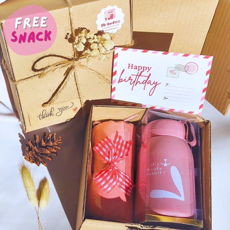 Jual KADO ULANG TAHUN MURAH GIFT BOX SCRUNCHIE ULTAH MURAH | Shopee ...