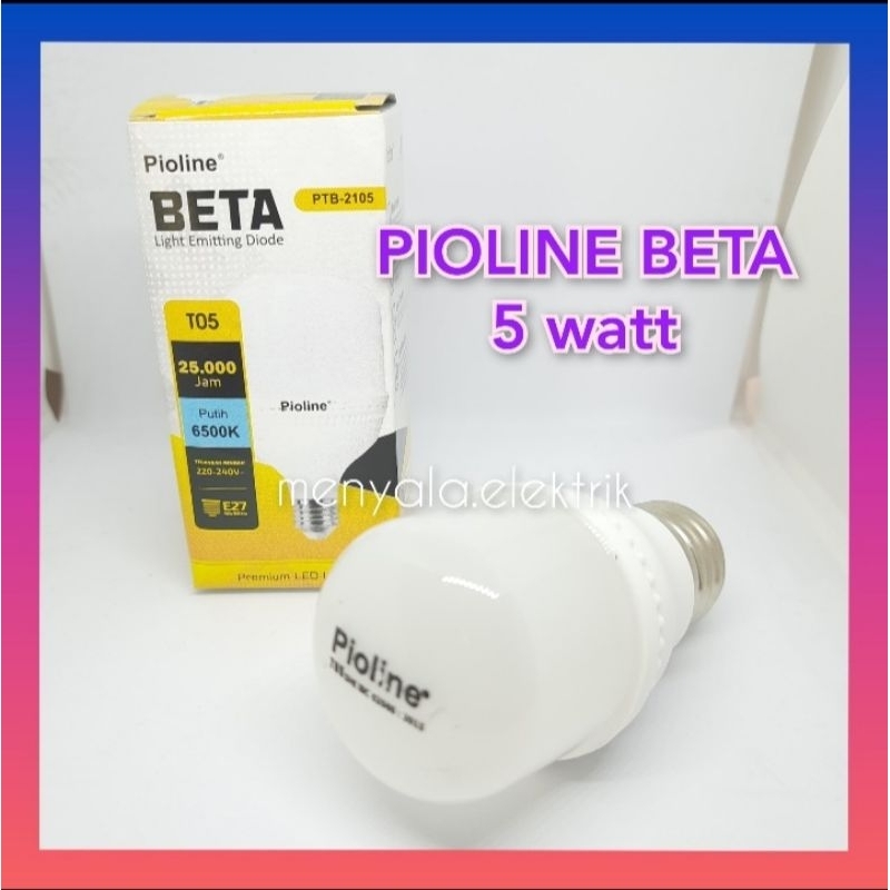 Jual Lampu LED Pioline Beta Putih 5 Watt / T05 Per Pcs | Shopee Indonesia