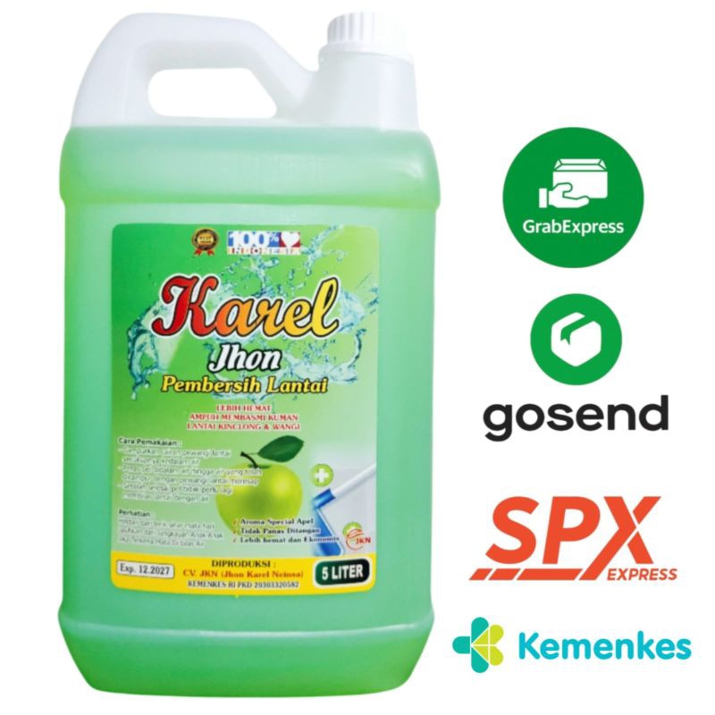 Jual Superpell Pembersih Lantai/Pengharum Lantai 5 Ltr Apel | Shopee ...