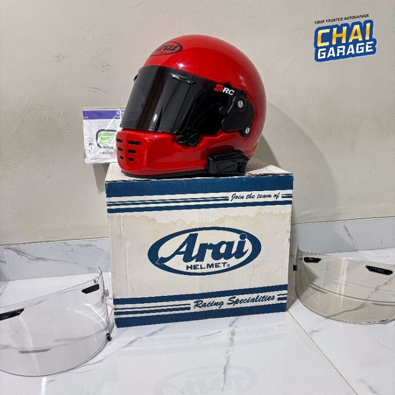 Jual Helm Arai Rapide Neo Red Merah SNI Full Face Classic | Shopee ...