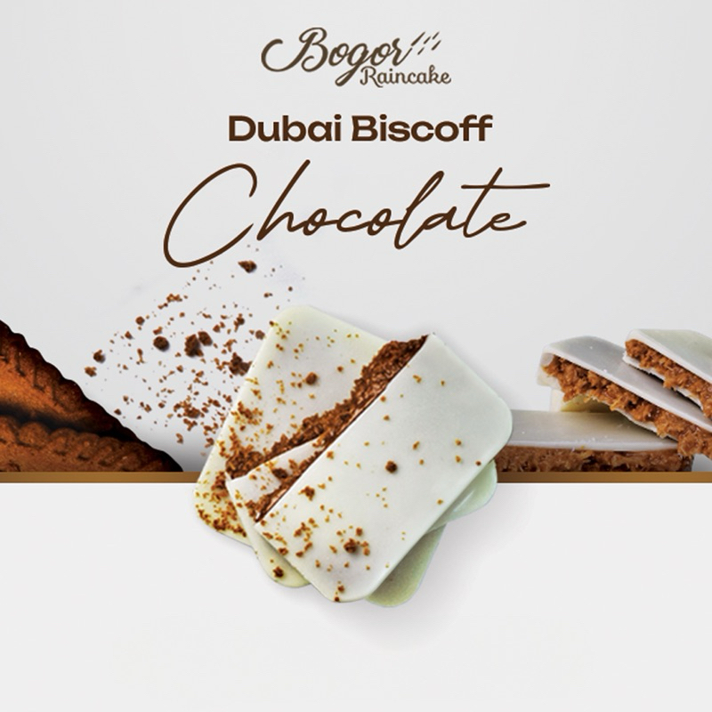 Jual Bogor Raincake Dubai Biscoff Chocolate | Shopee Indonesia