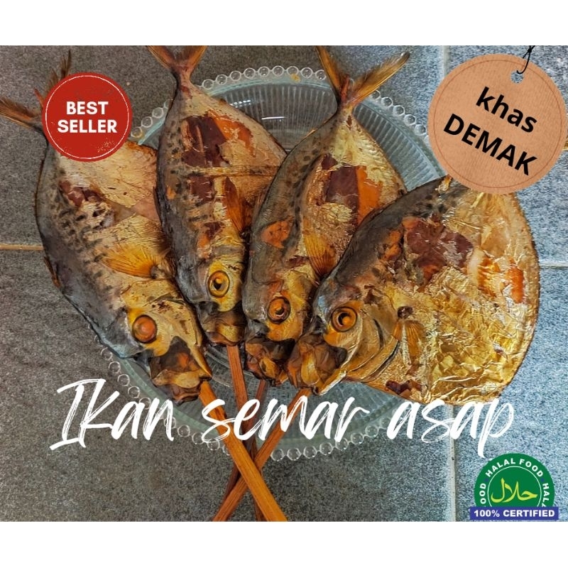 Jual IKAN SEMAR/PERES ASAP 1KG ISI 4/5 PCS TERMURAH KHAS DEMAK | Shopee ...