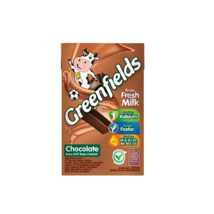 Jual Greenfields Susu UHT Chocolate 105ml | Shopee Indonesia