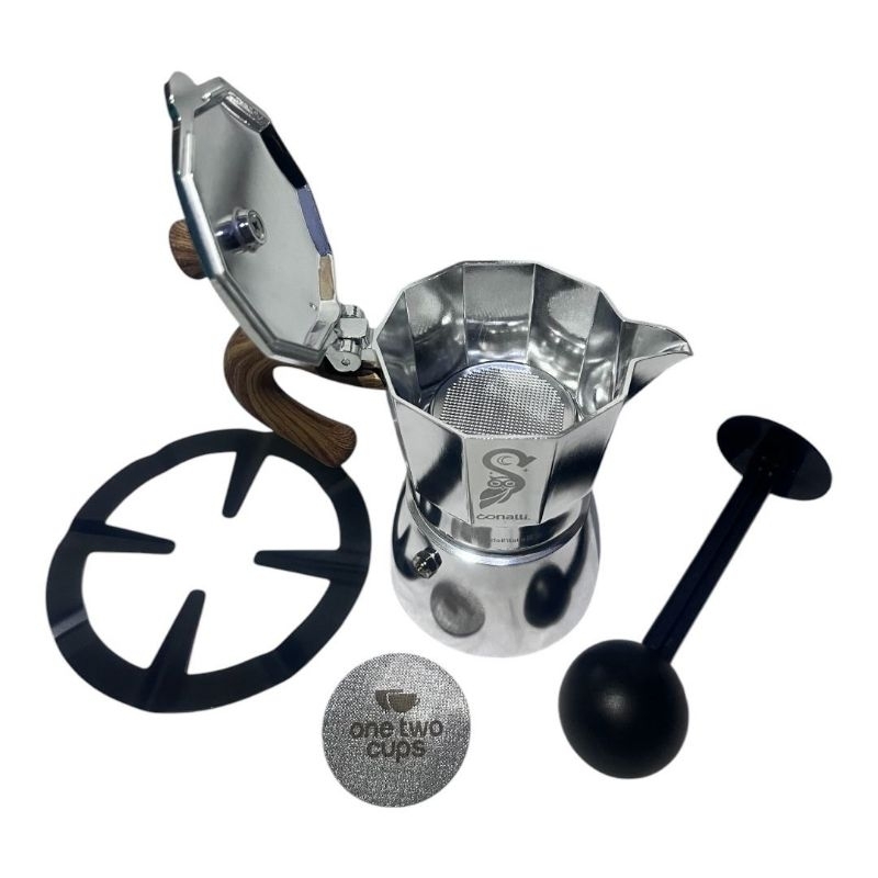 Jual Moka pot Conalli Modifikasi 150ml kapasitas filter mesin espresso ...