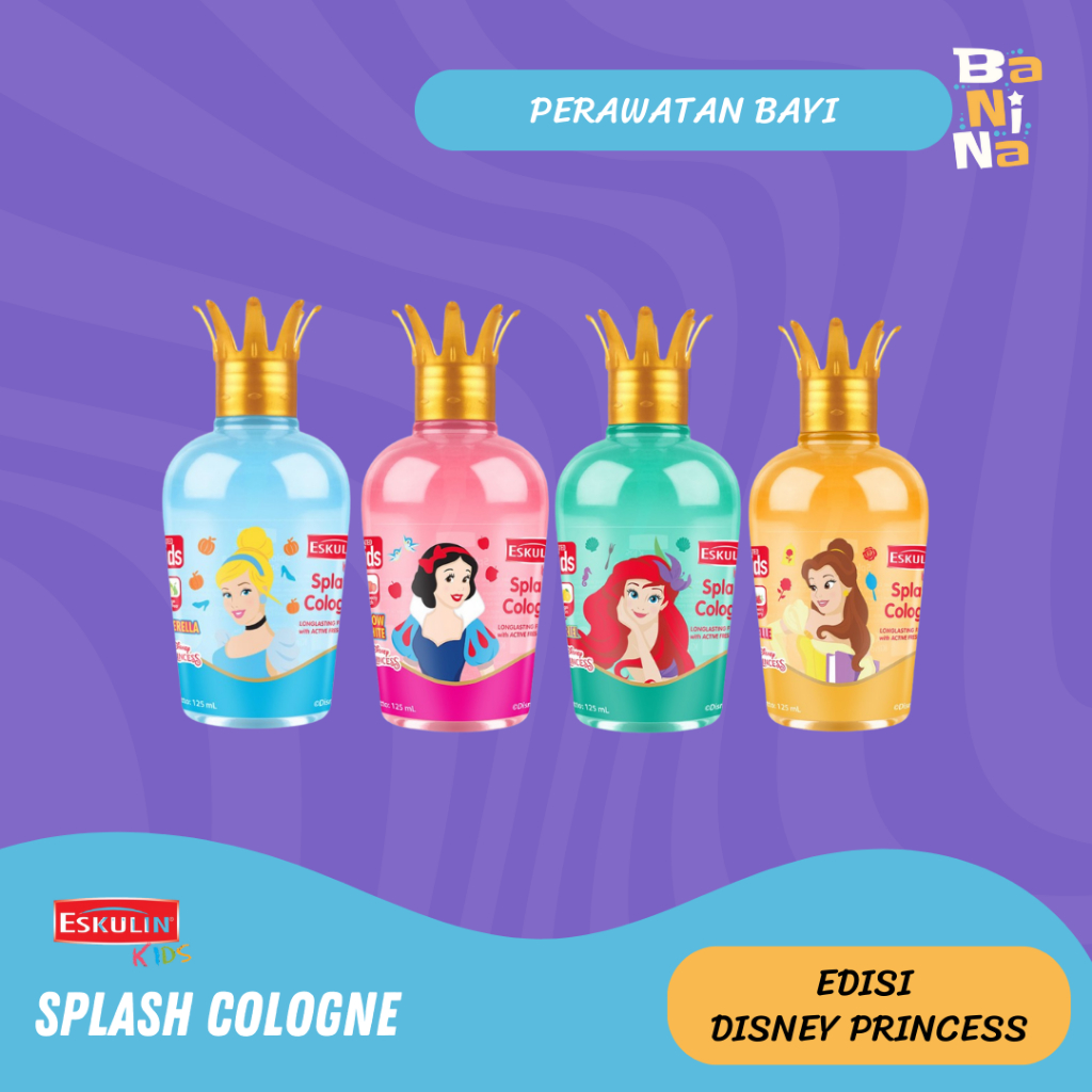 Jual Eskulin Kids Splash Cologne Edisi Princess 125ml | Shopee Indonesia