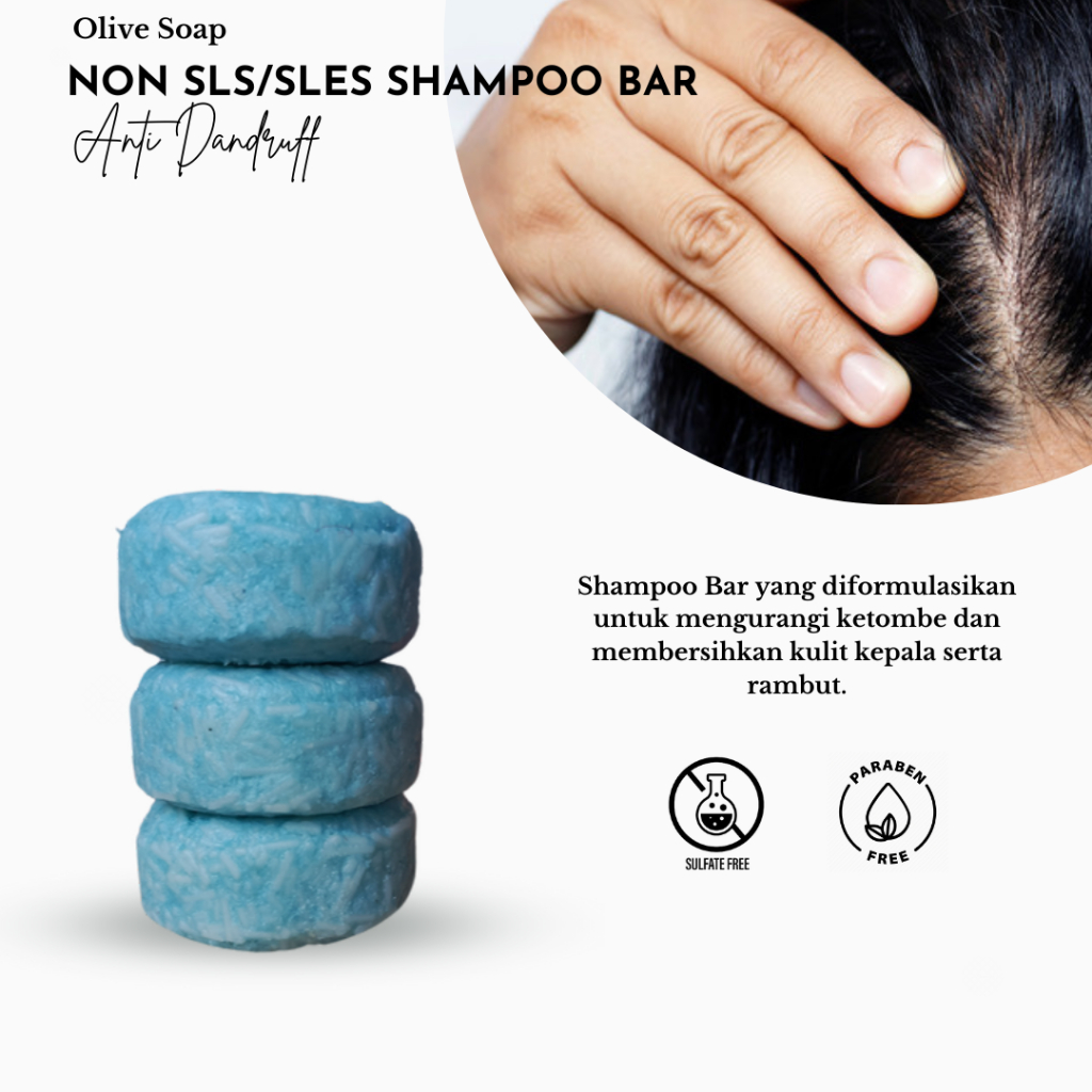Jual Olive Soap!! Shampoo Bar Non SLS/SLES Non Paraben Untuk Rambut ...