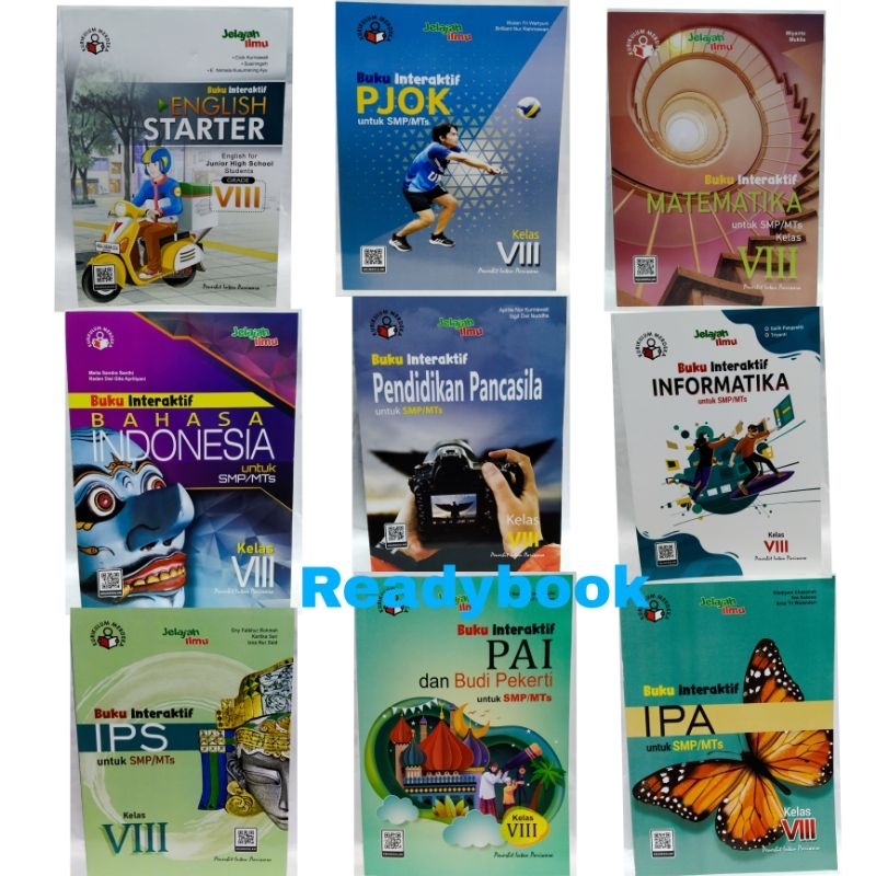 Jual Original Buku Interaktif Matematika PJOK Bahasa Indonesia Informatika Pendidikan Pancasila ...