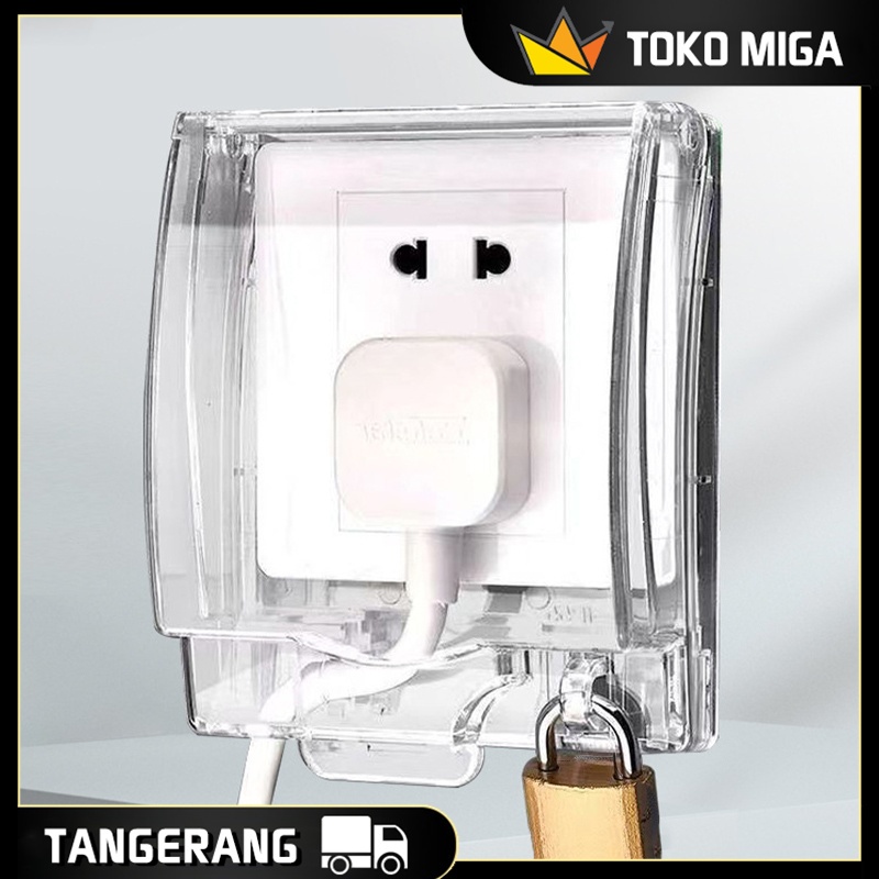Jual Tahan Air Listrik Plug Cover Kotak Universal Double Stop Kontak ...