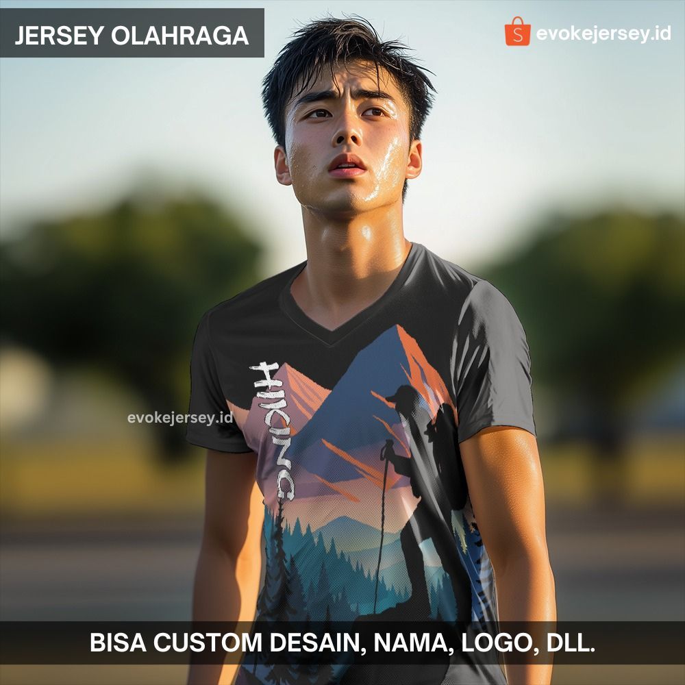 Jual Jersey Kaos Pendaki Hitam Motif Pemandangan Alam Gunung 10 - Kaos ...