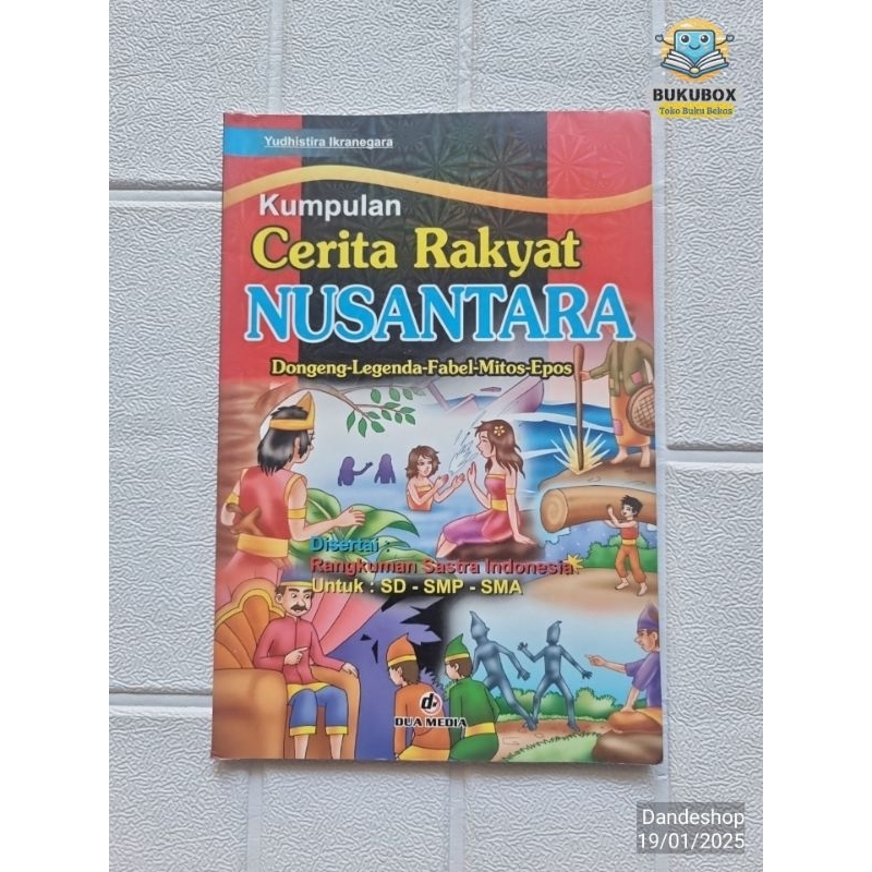 Jual Kumpulan Cerita Rakyat Nusantara - Dongeng Legenda Fabel Mitos ...