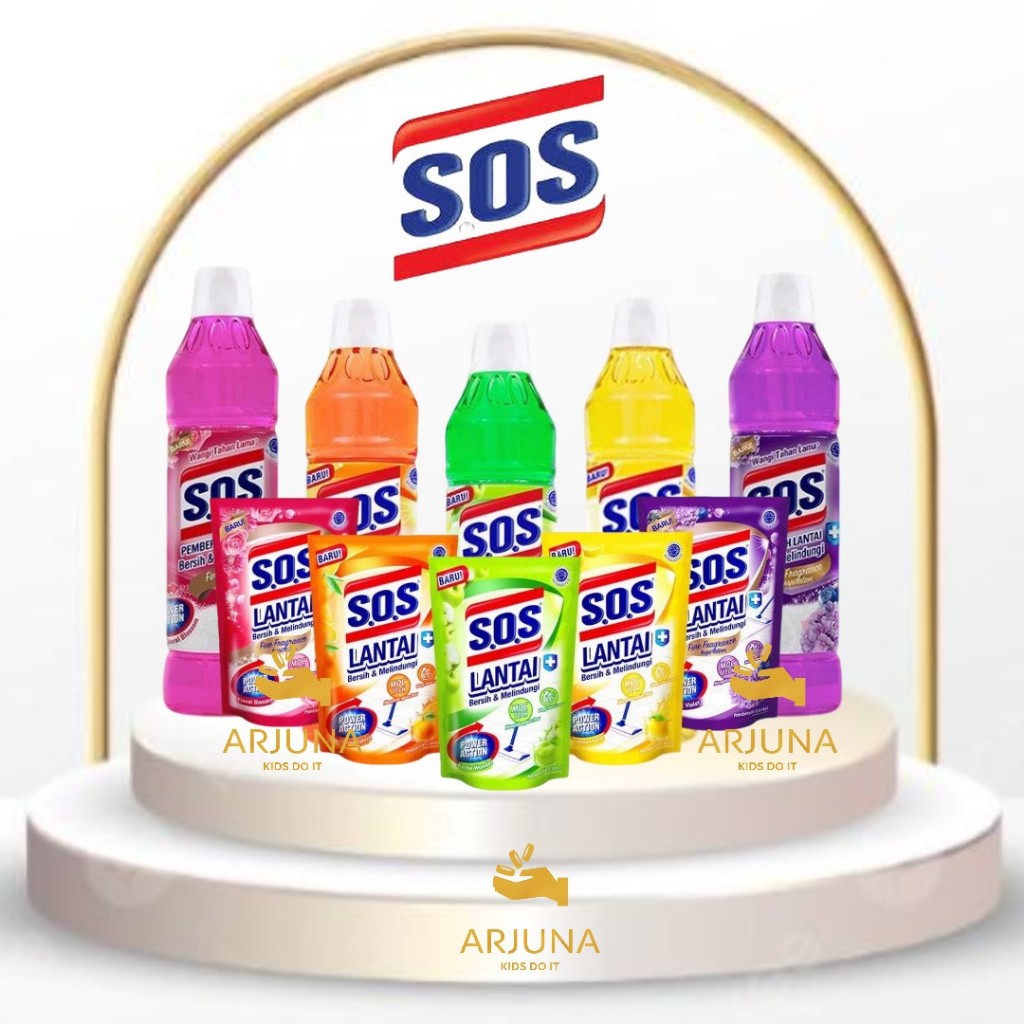 Jual ARJUNA SOS Floor Cleaner / S.O.S Pembersih Lantai Magic Lavender ...