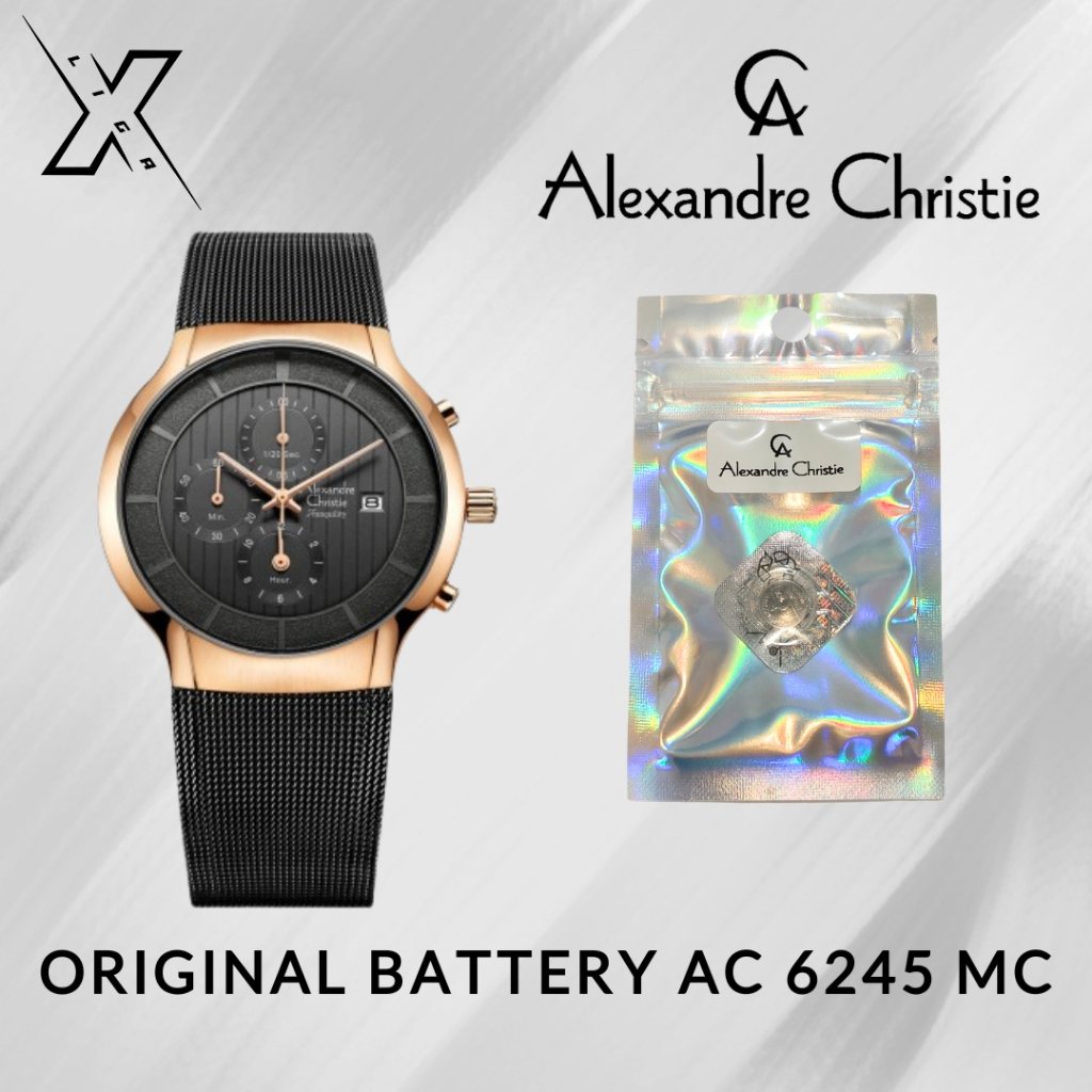 Jual Baterai Original Alexandre Christie AC 6245 MC | Shopee Indonesia