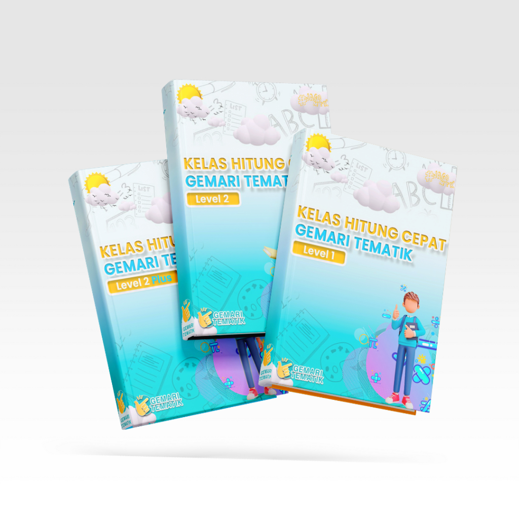 Jual Buku/Modul Gemari Tematik & Bimbel Hitung Cepat Per Level (1-8 ...