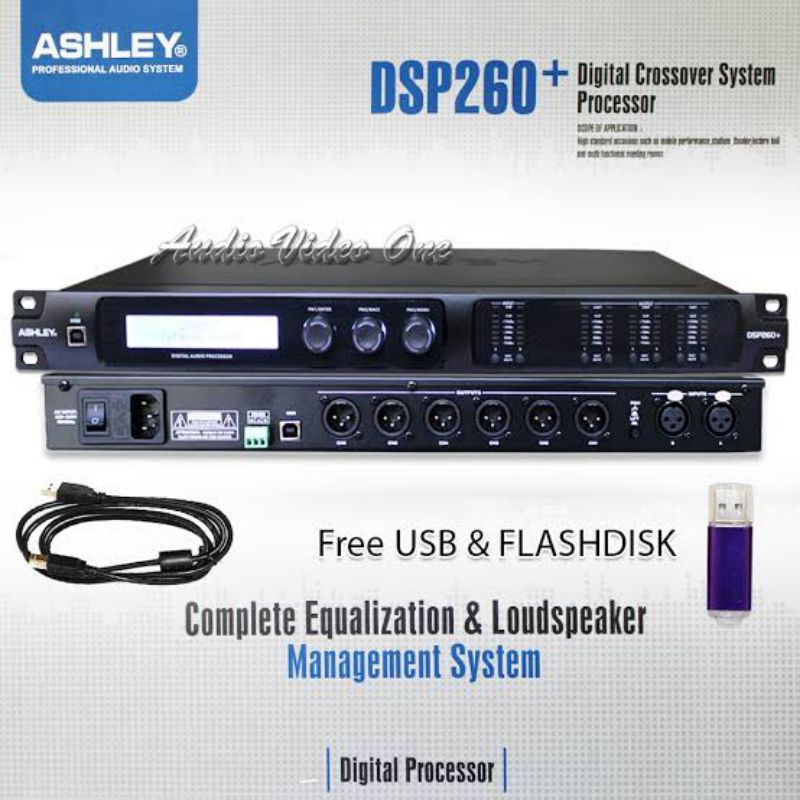 Jual Ashley DSP260+ Digital Crossover System Processor | Shopee Indonesia