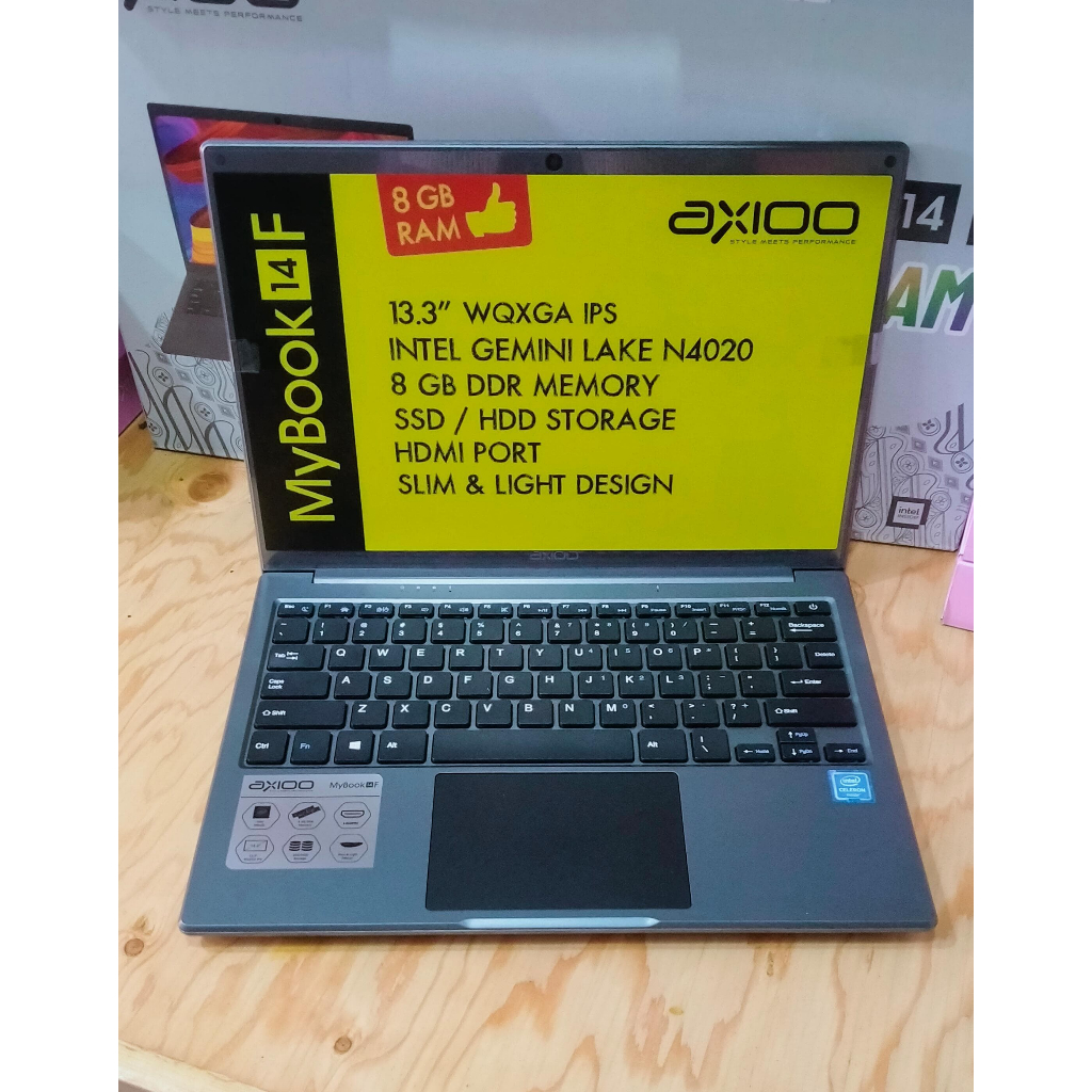 Jual AXIOO MYBOOK 14F RAM 8GB SSD 256GB INTEL N4020 | Shopee Indonesia