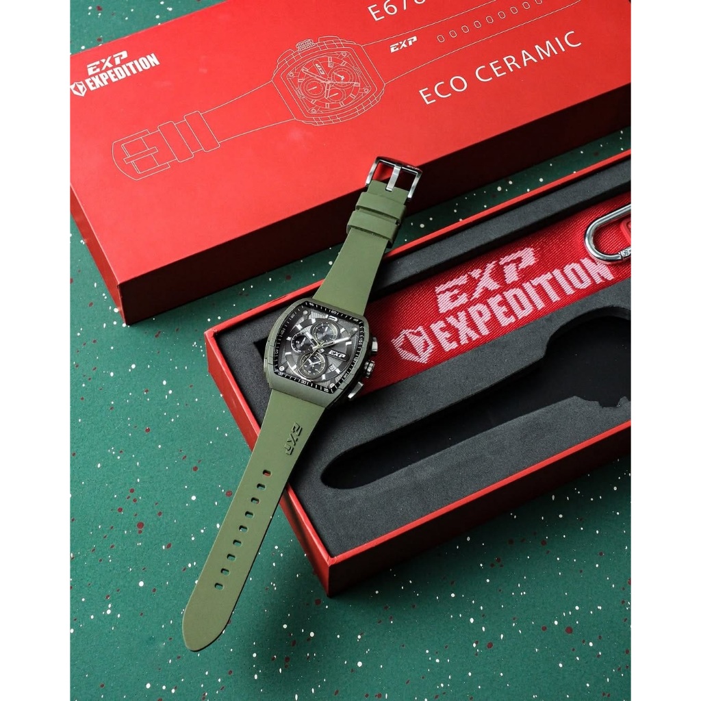 Jual Jam Tangan Original Pria Expedition Limited 6782 & Eco Ceramic ...