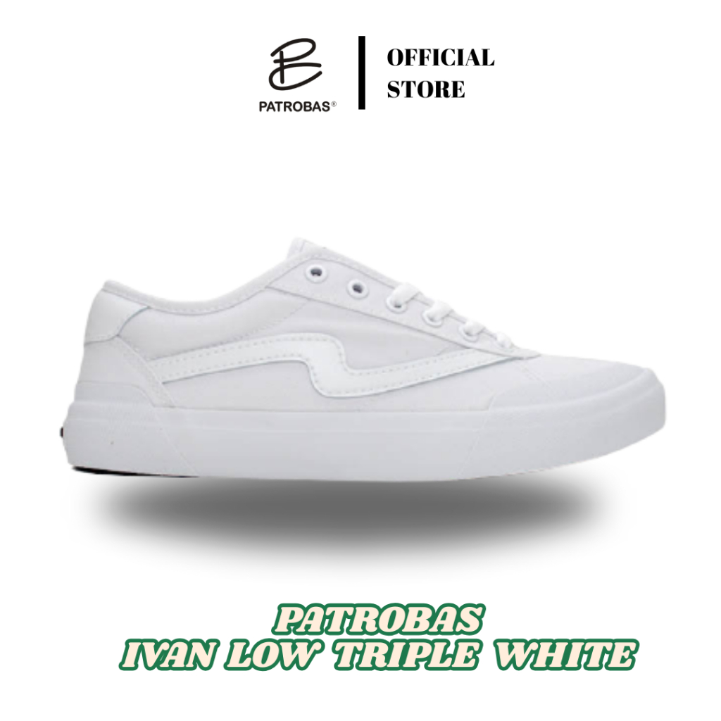 Jual Patrobas NEW Ivan Low Triple White Original Made in Indonesia ...