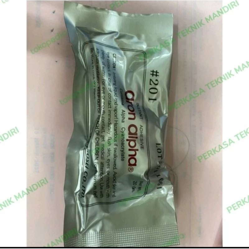 Jual Aron Alpha Instant Glue Grade 201 (Original) 20Gram | Shopee Indonesia