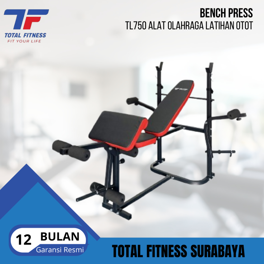 Jual Alat Bench Press TL750 Multifungsi - Latihan Dada, Bahu, dan ...