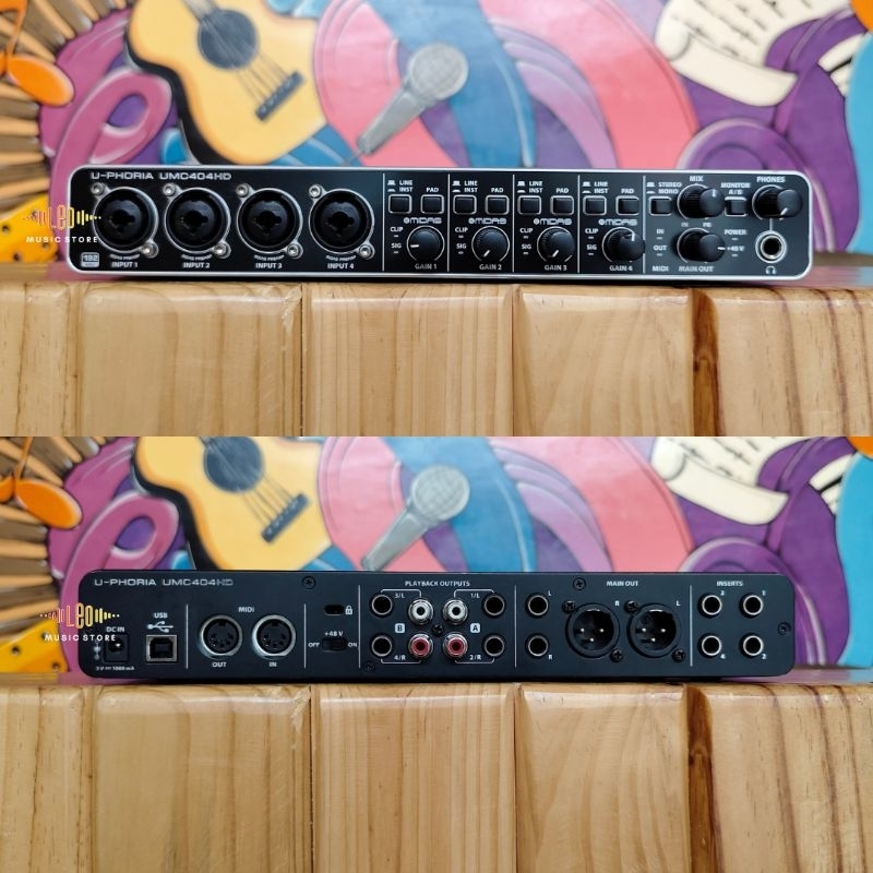 Jual Behringer UMC404HD soundcard audio interface recording | Shopee ...